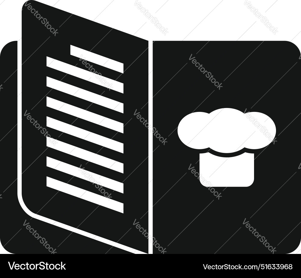 Open recipe book icon showing cooking instructions