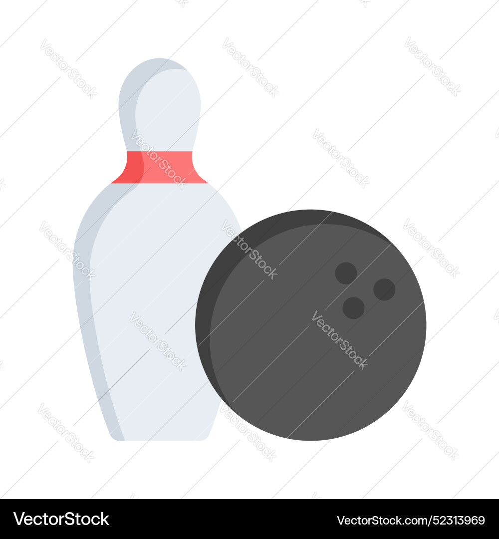 Bowling Royalty Free Vector Image - VectorStock