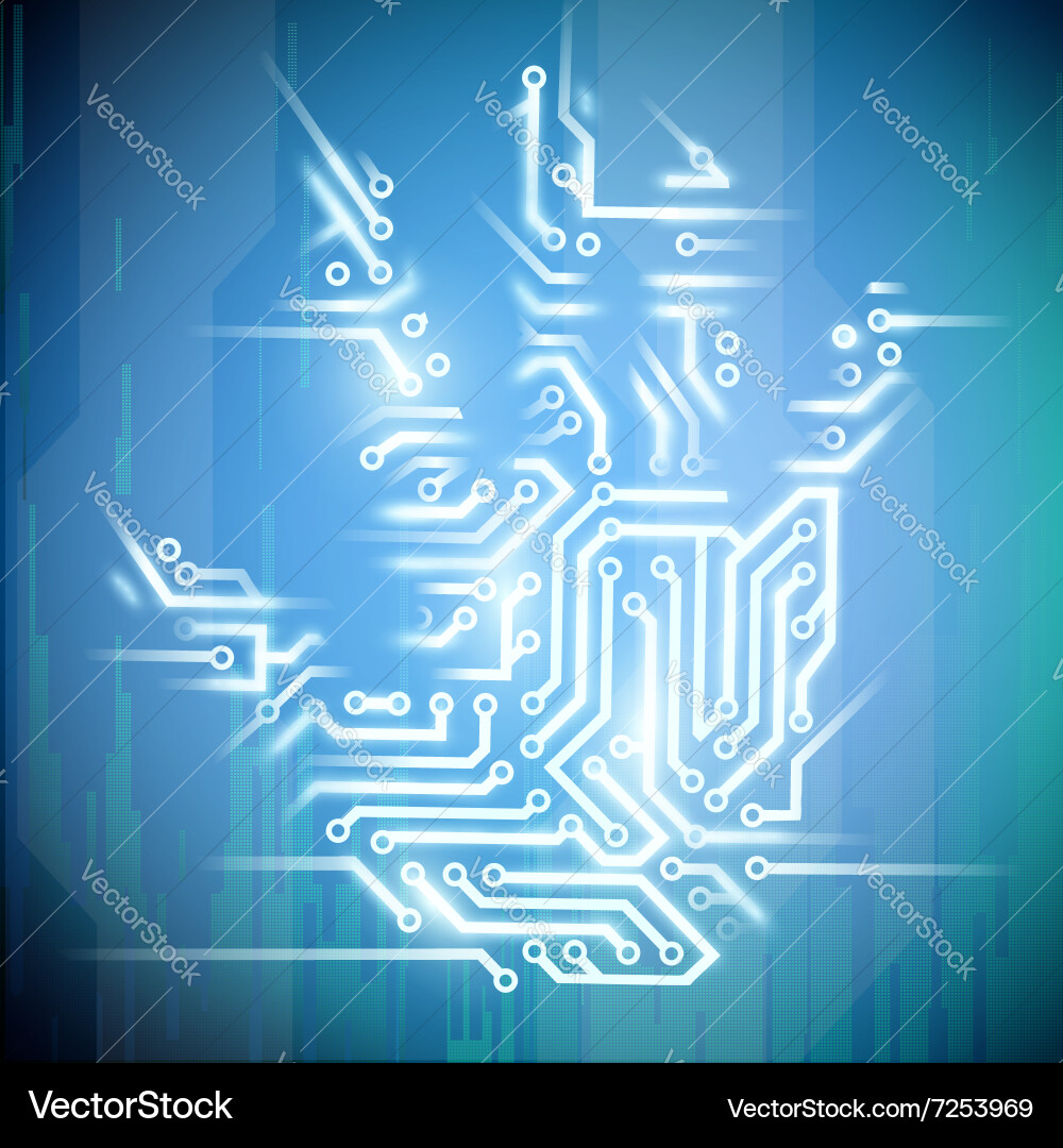 Electrical circuit stock Royalty Free Vector Image