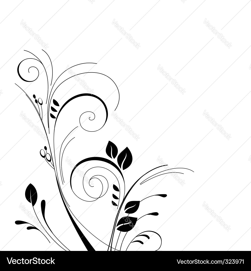 Flower element Royalty Free Vector Image - VectorStock