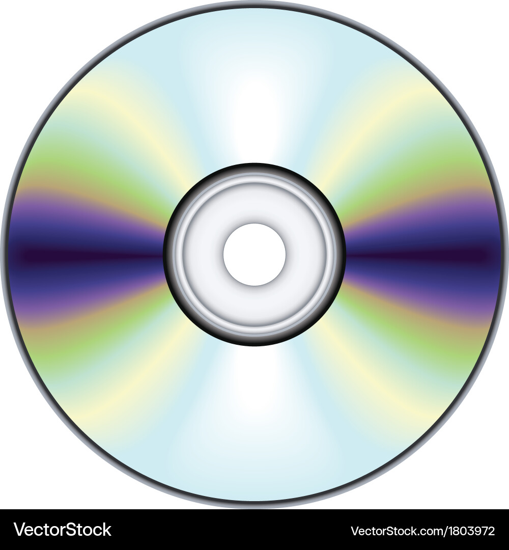 Compact disc Royalty Free Vector Image - VectorStock