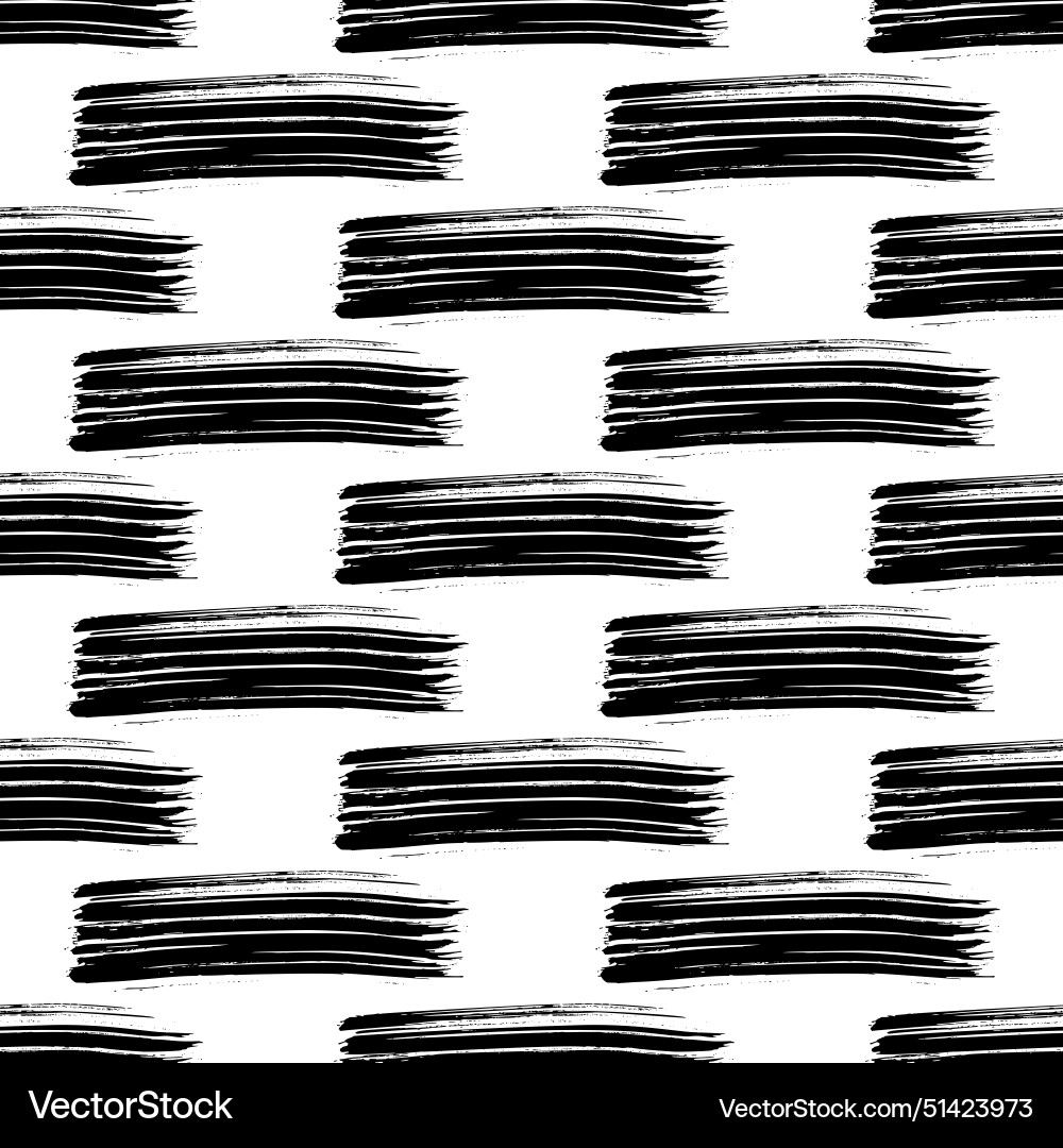 Seamless pattern with hand drawn scribble smears Vector Image