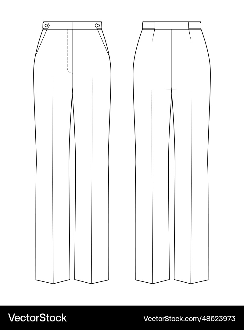 Trousers Royalty Free Vector Image - VectorStock