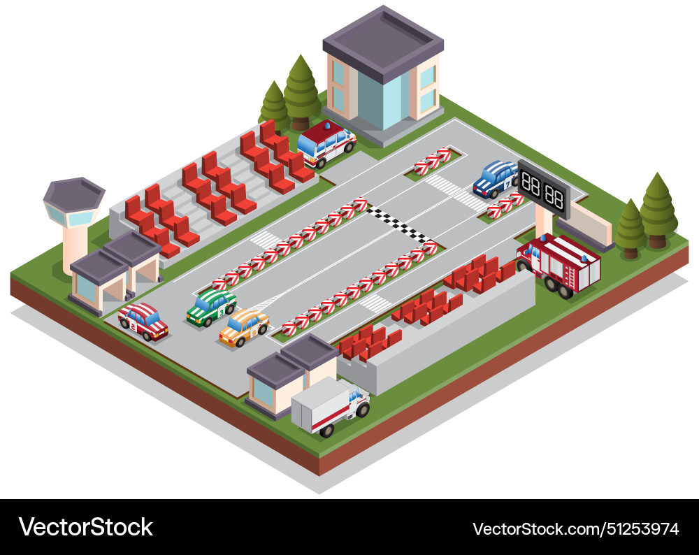 Drag racing Royalty Free Vector Image - VectorStock