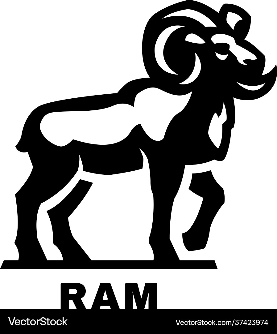Black Ram Logo Black Ram Emblems Etsy UK