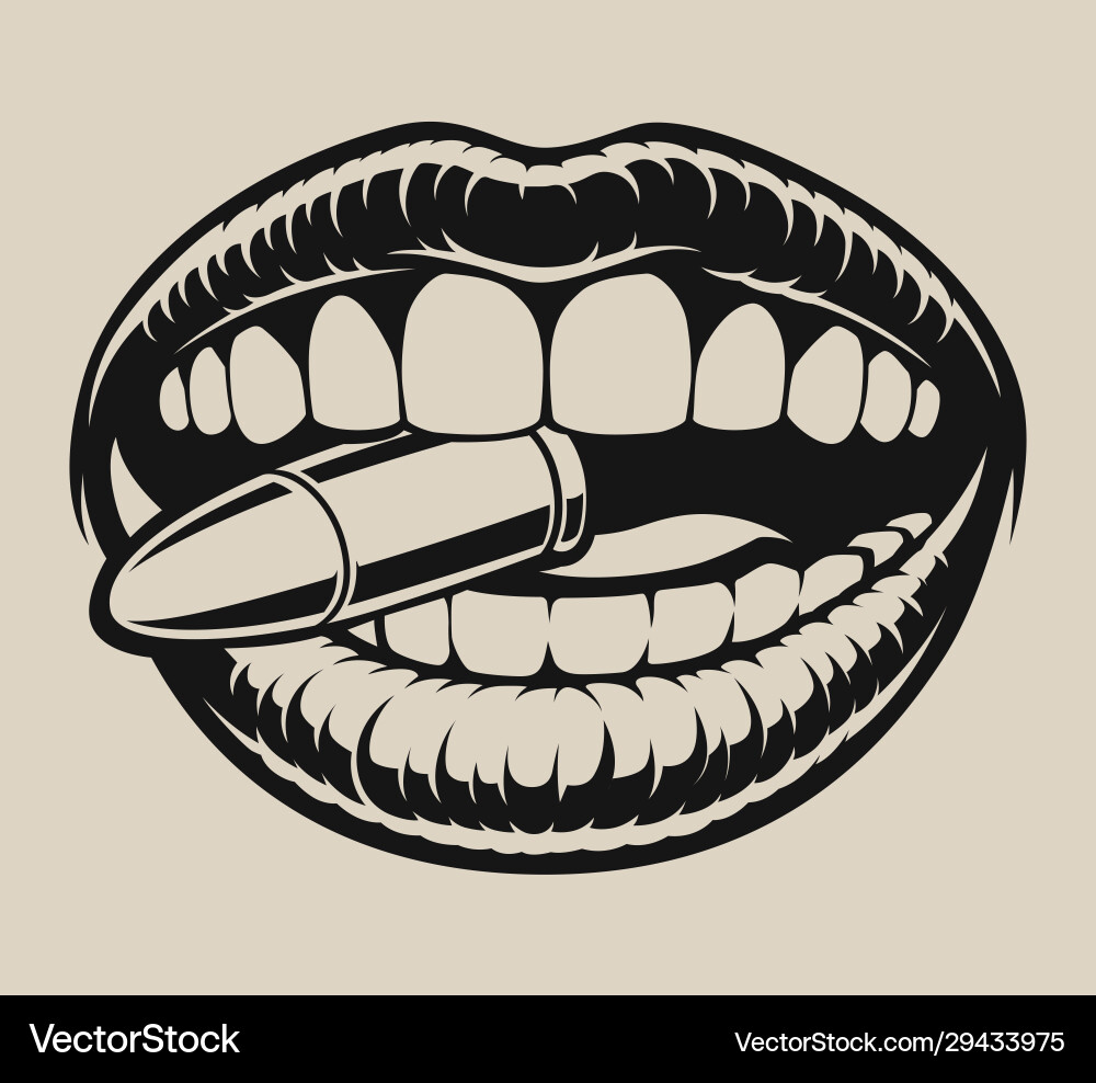 Bite the Bullet Vector Images (25)