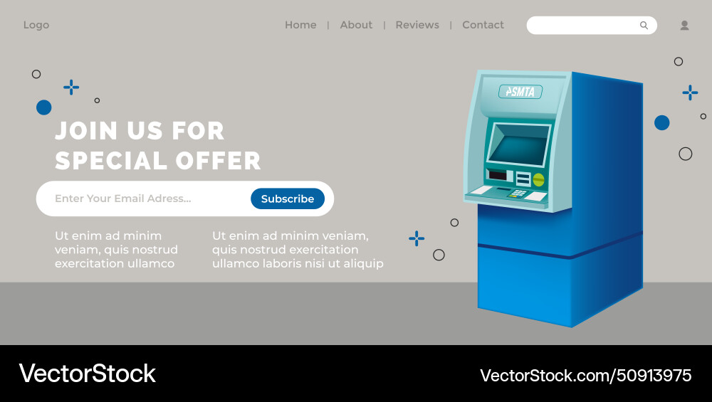 Modern atm machine Royalty Free Vector Image - VectorStock
