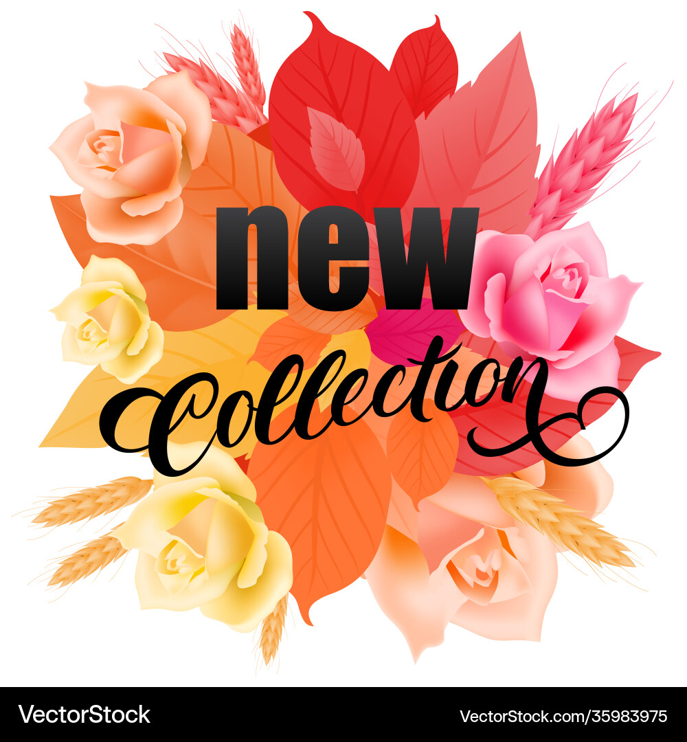 New collection calligraphic lettering Royalty Free Vector