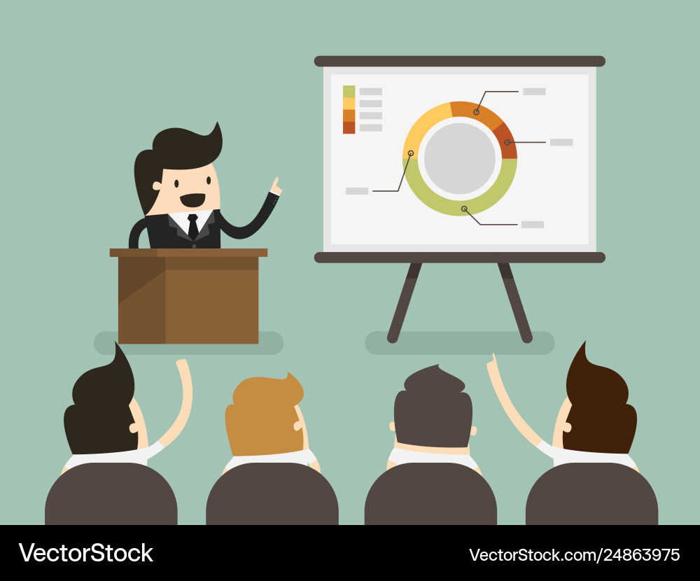 Presentation Royalty Free Vector Image - VectorStock