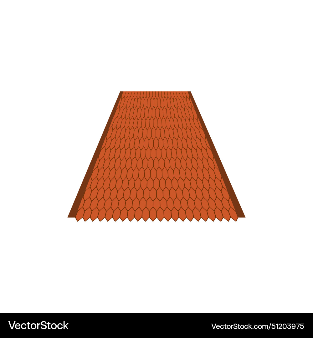 Roof tile icon Royalty Free Vector Image - VectorStock