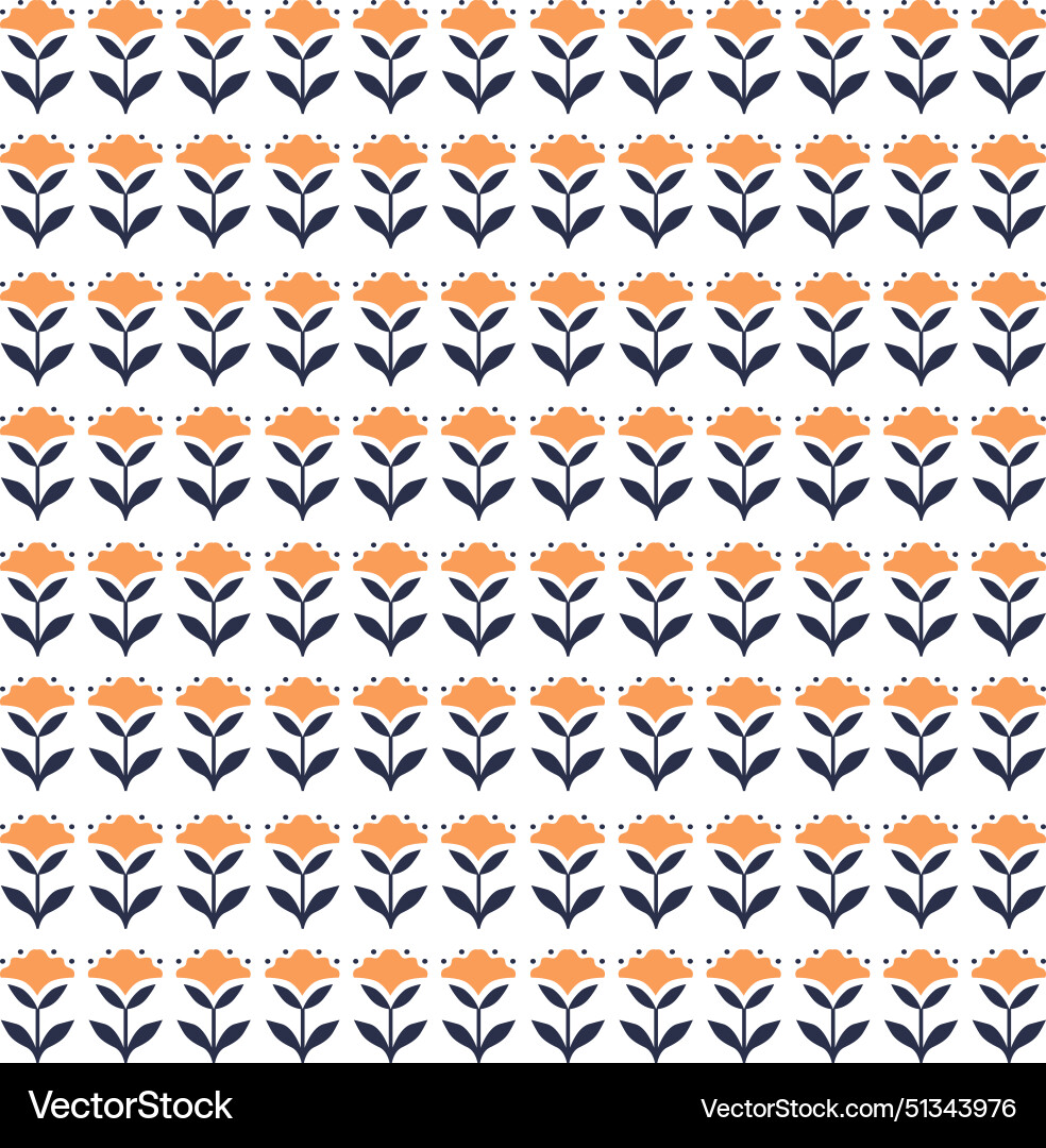 Simple floral pattern texture background Vector Image