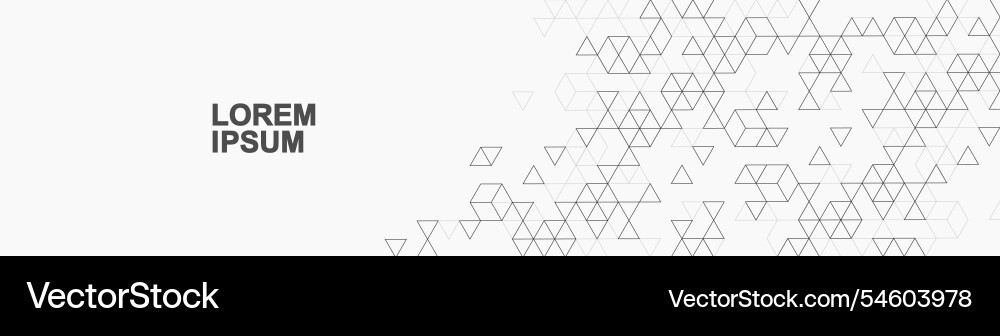 Geometric Triangle Background Royalty Free Vector Image