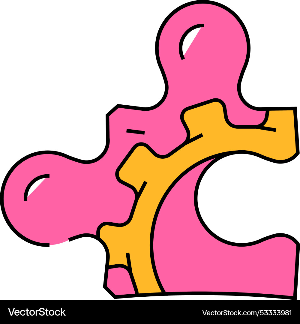 Integrity process icon color Royalty Free Vector Image