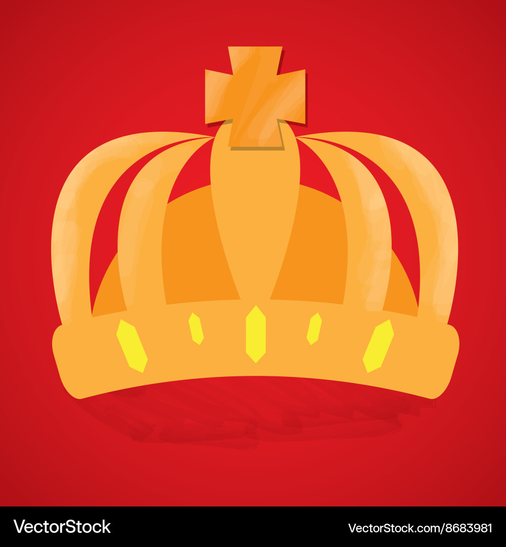 Royal crown Royalty Free Vector Image - VectorStock