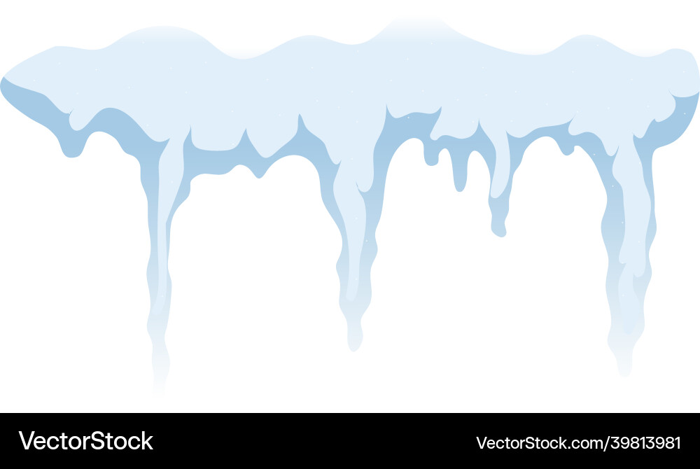 Snow cap Royalty Free Vector Image - VectorStock