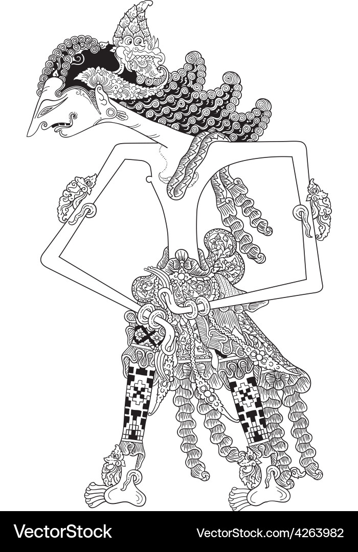 Batara bremana Royalty Free Vector Image - VectorStock