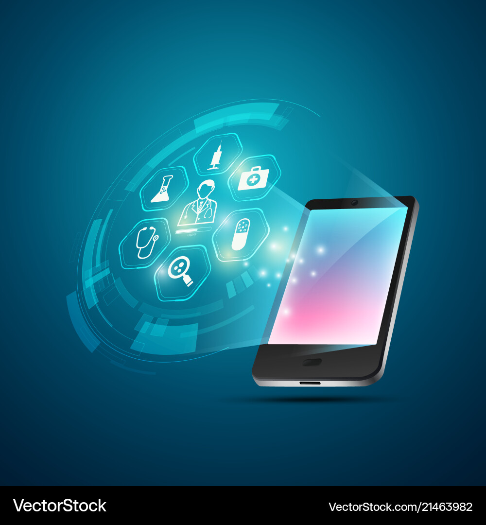 E health Royalty Free Vector Image - VectorStock