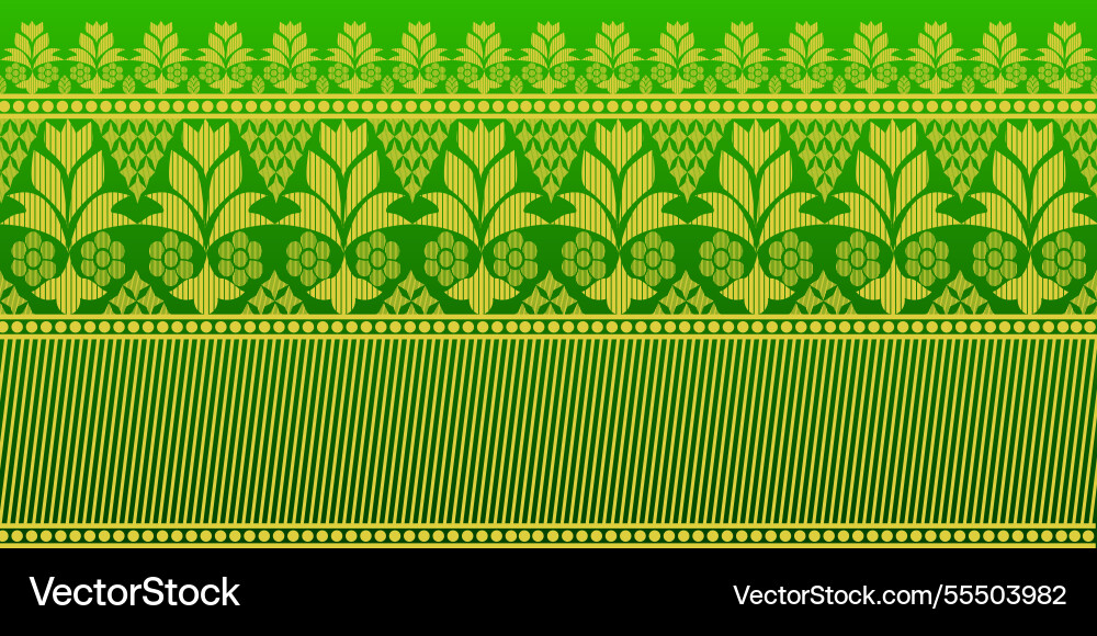 Indian ethnic sari design which is in india Vector Image