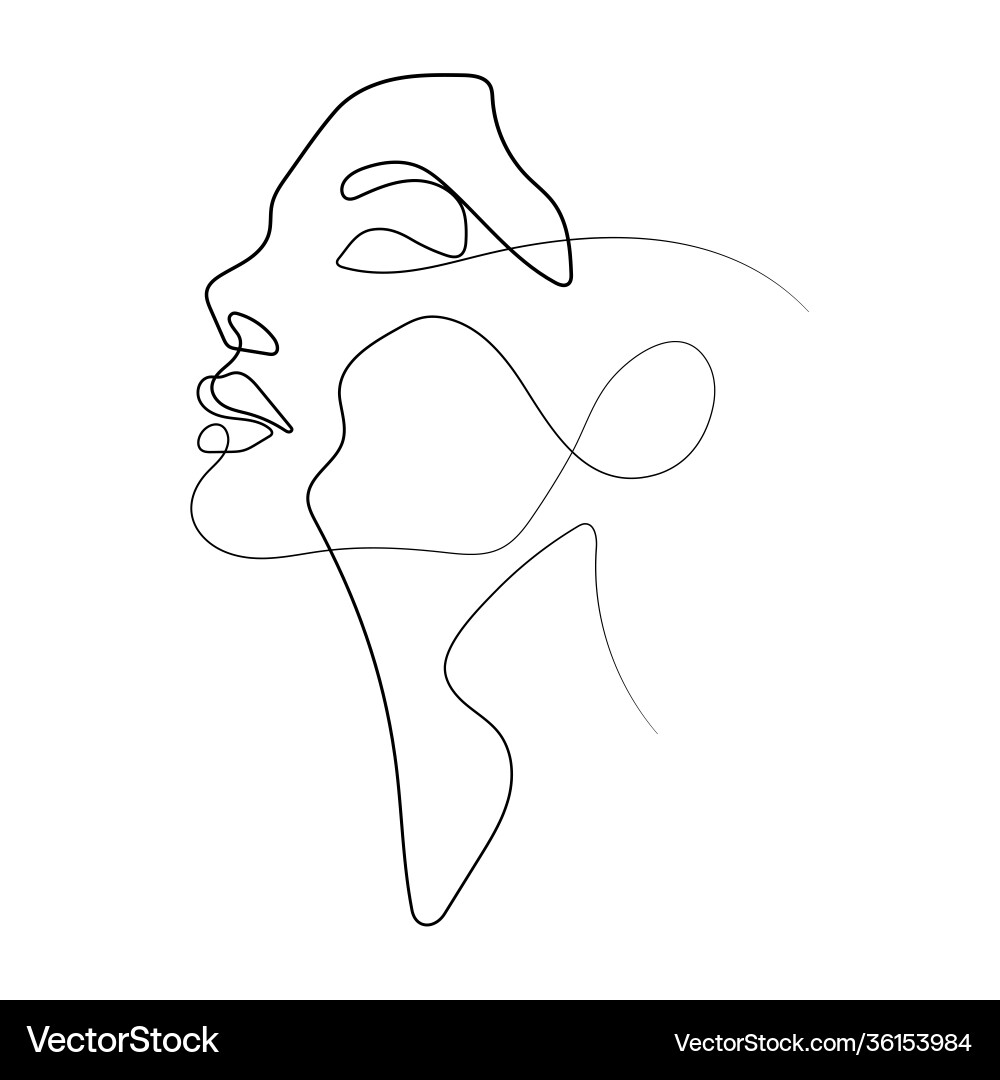 Female Face Line Drawing Vector Images (over 26,000)