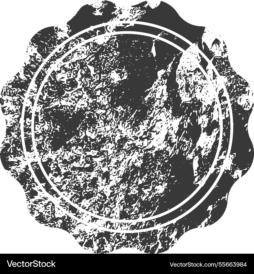 Vintage postal stamp featuring grungy texture Vector Image