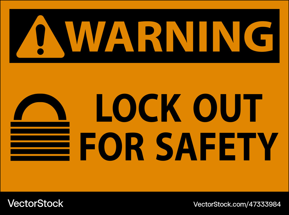 Warning high radiation area sign on white Vector Image