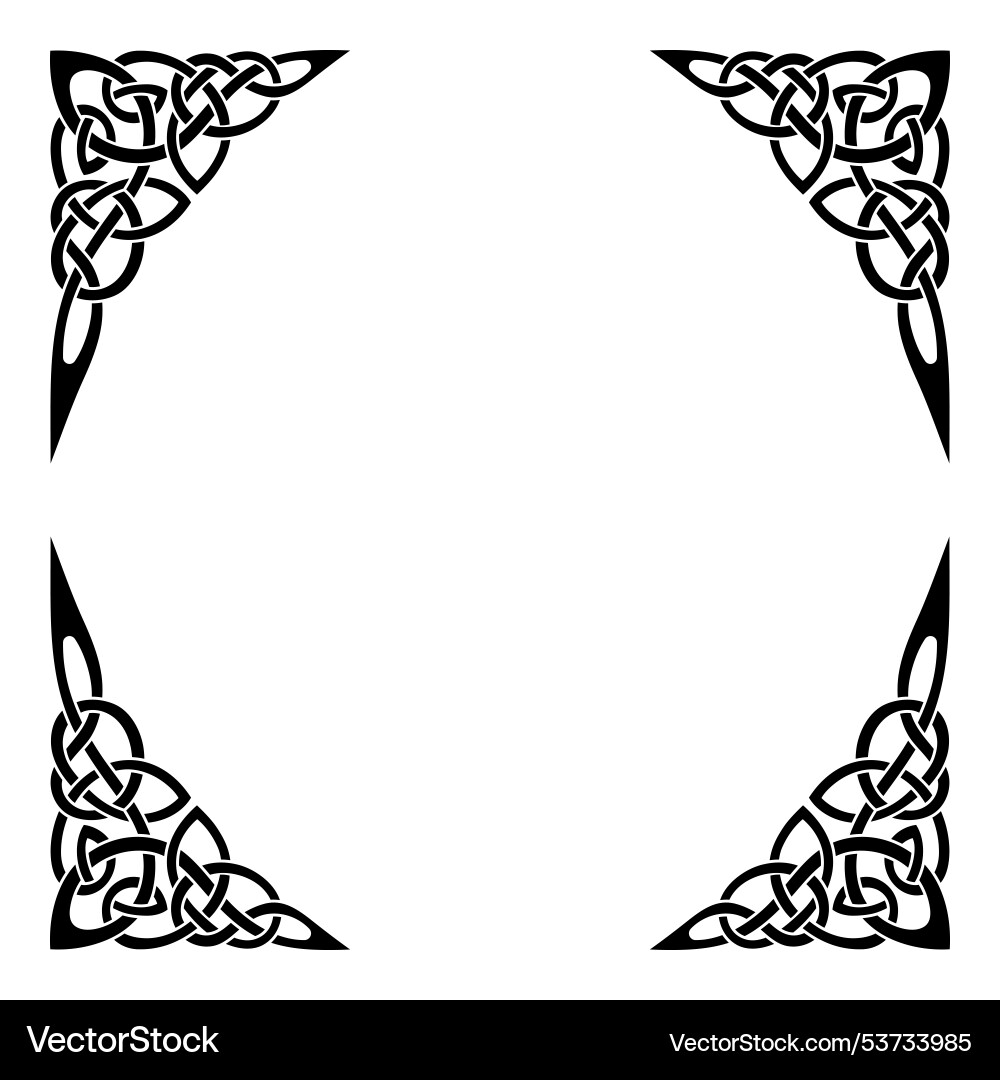 Celtic-scandinavian design old norse pattern Vector Image