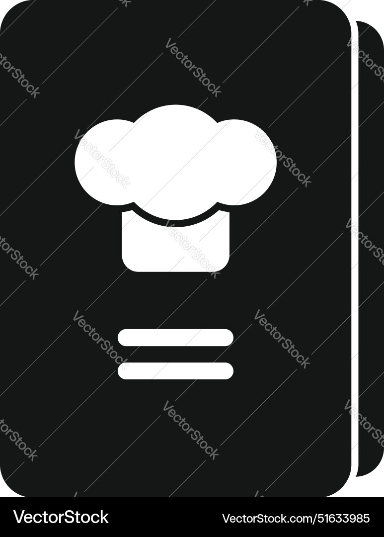 Cookbook icon showing culinary recipes for cooking