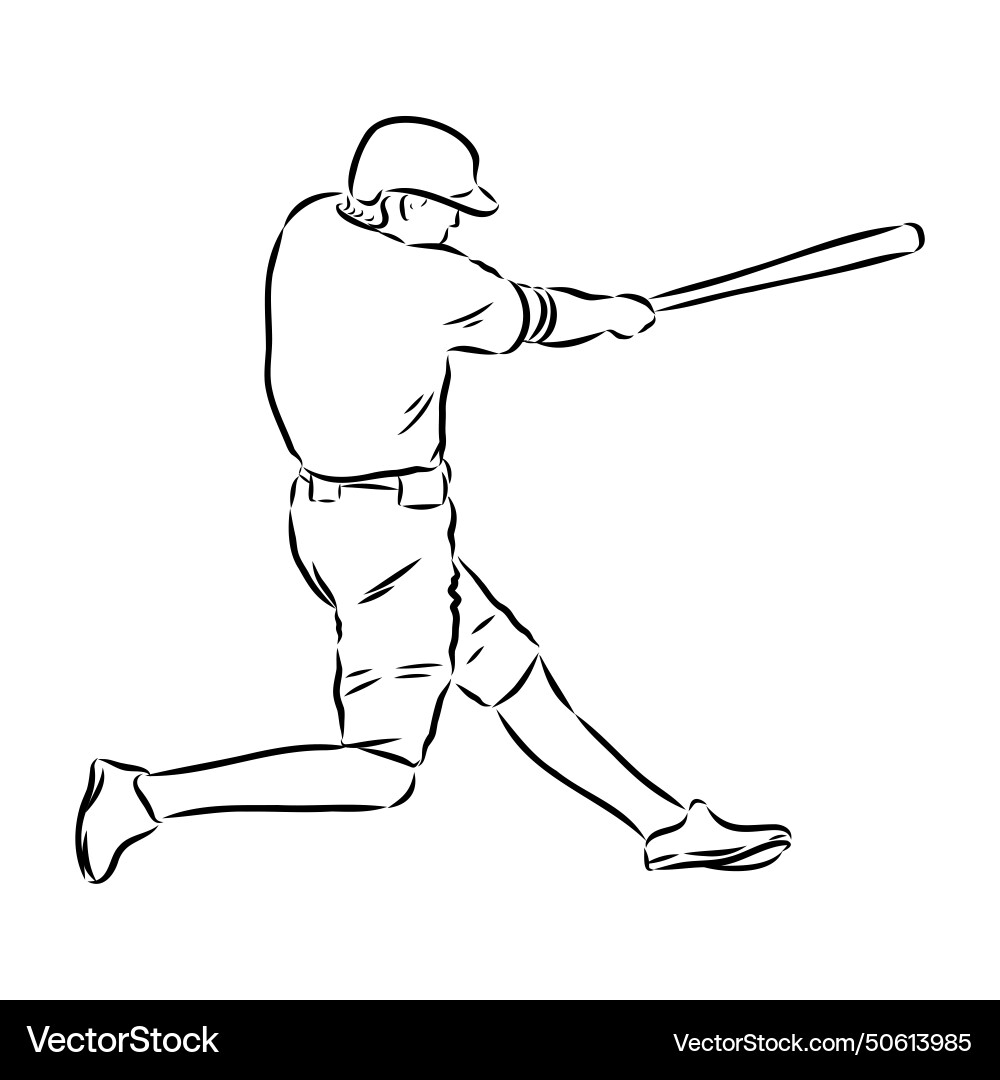 Doodle style baseball and glove in format Vector Image