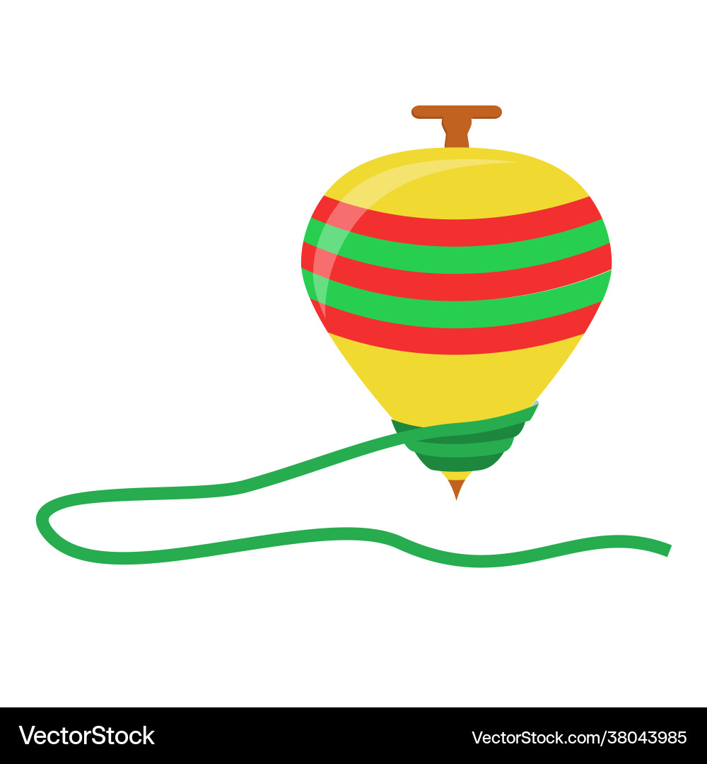Spinning Top Lizenzfreies Vektorbild - VectorStock