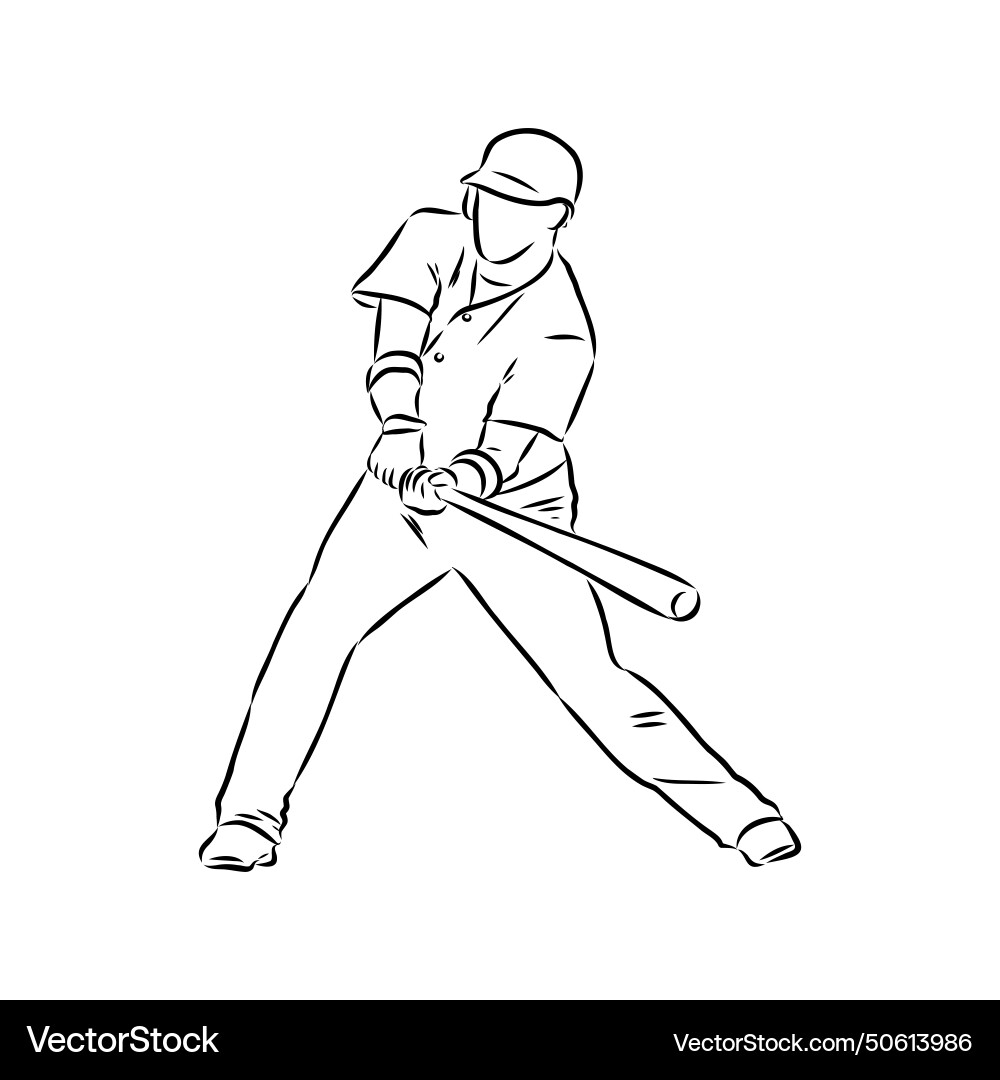 Doodle style baseball and glove in format Vector Image