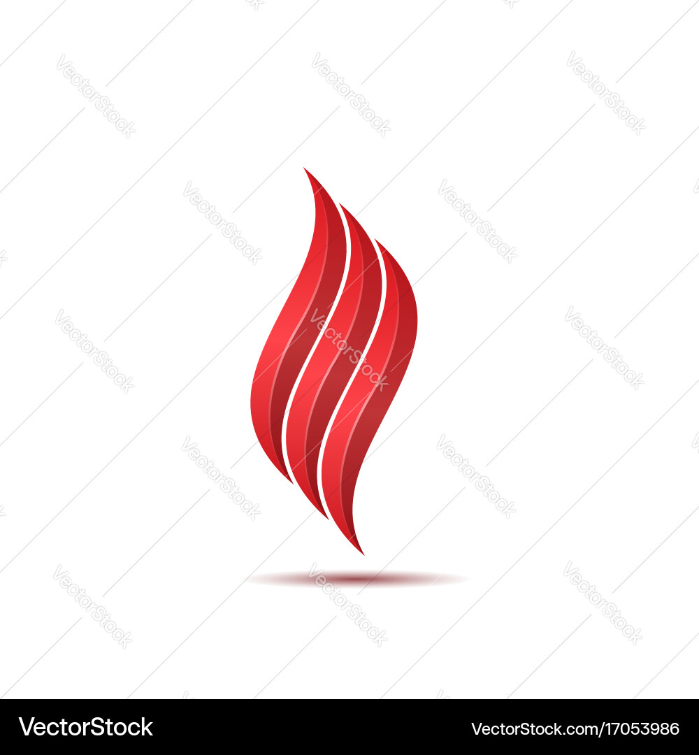 Fire logo template Royalty Free Vector Image - VectorStock