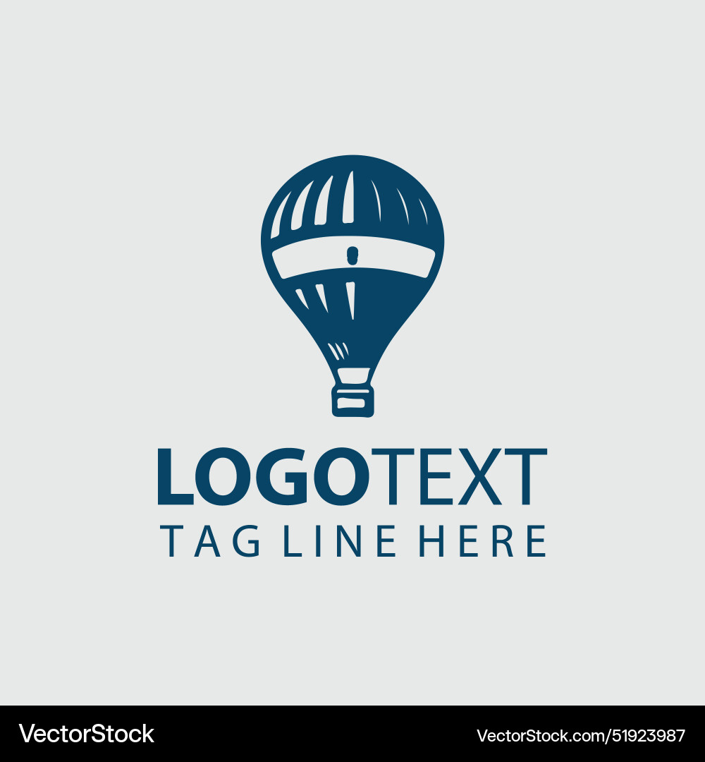 Air balon logo Royalty Free Vector Image - VectorStock