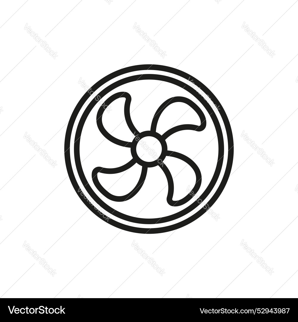 Fan icon Royalty Free Vector Image - VectorStock