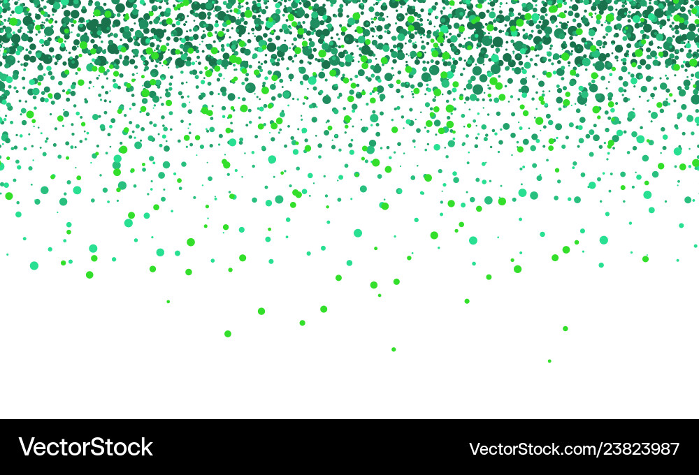 Green Confetti Pattern Royalty Free Vector Image