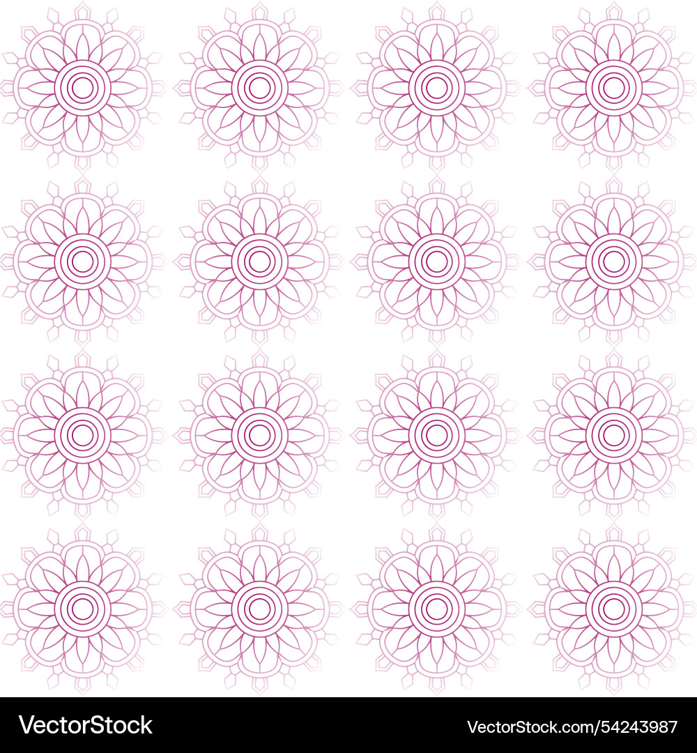 Mandala outline for zen and tranquility Royalty Free Vector