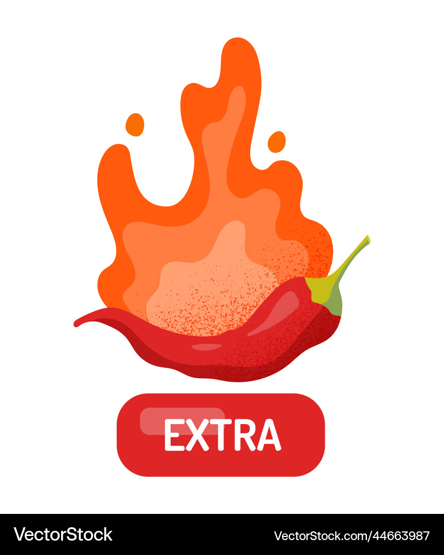 Taste scale extra indicator Royalty Free Vector Image