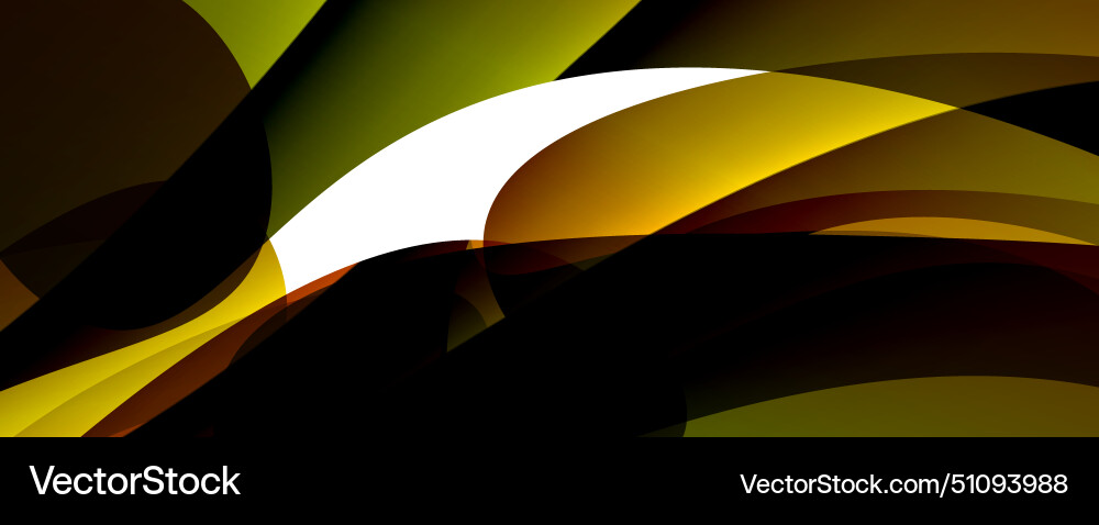 A yellow and black abstract background Royalty Free Vector