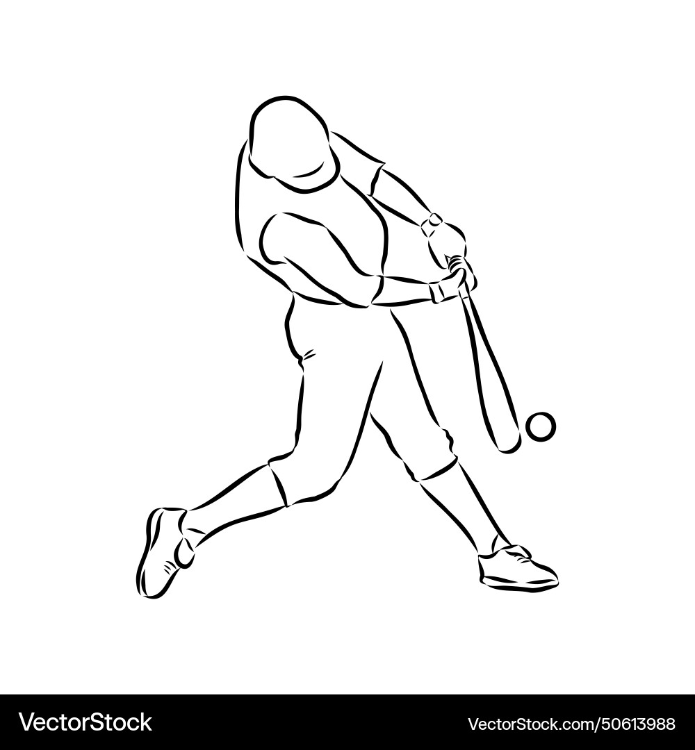 Doodle style baseball and glove in format Vector Image