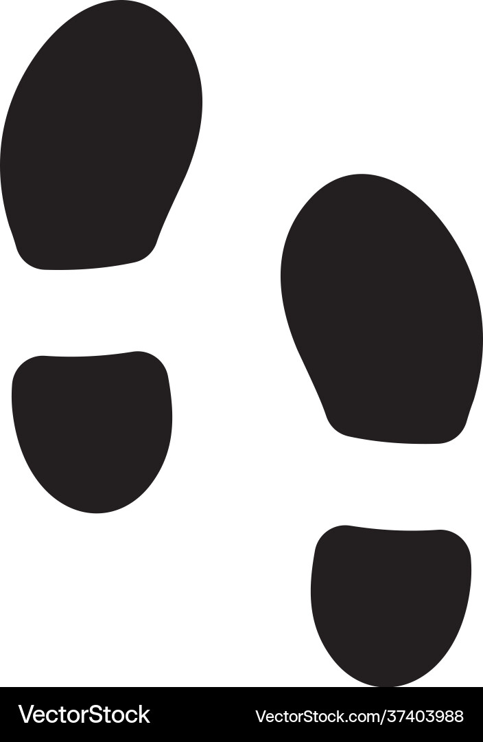 Footprint Royalty Free Vector Image - VectorStock