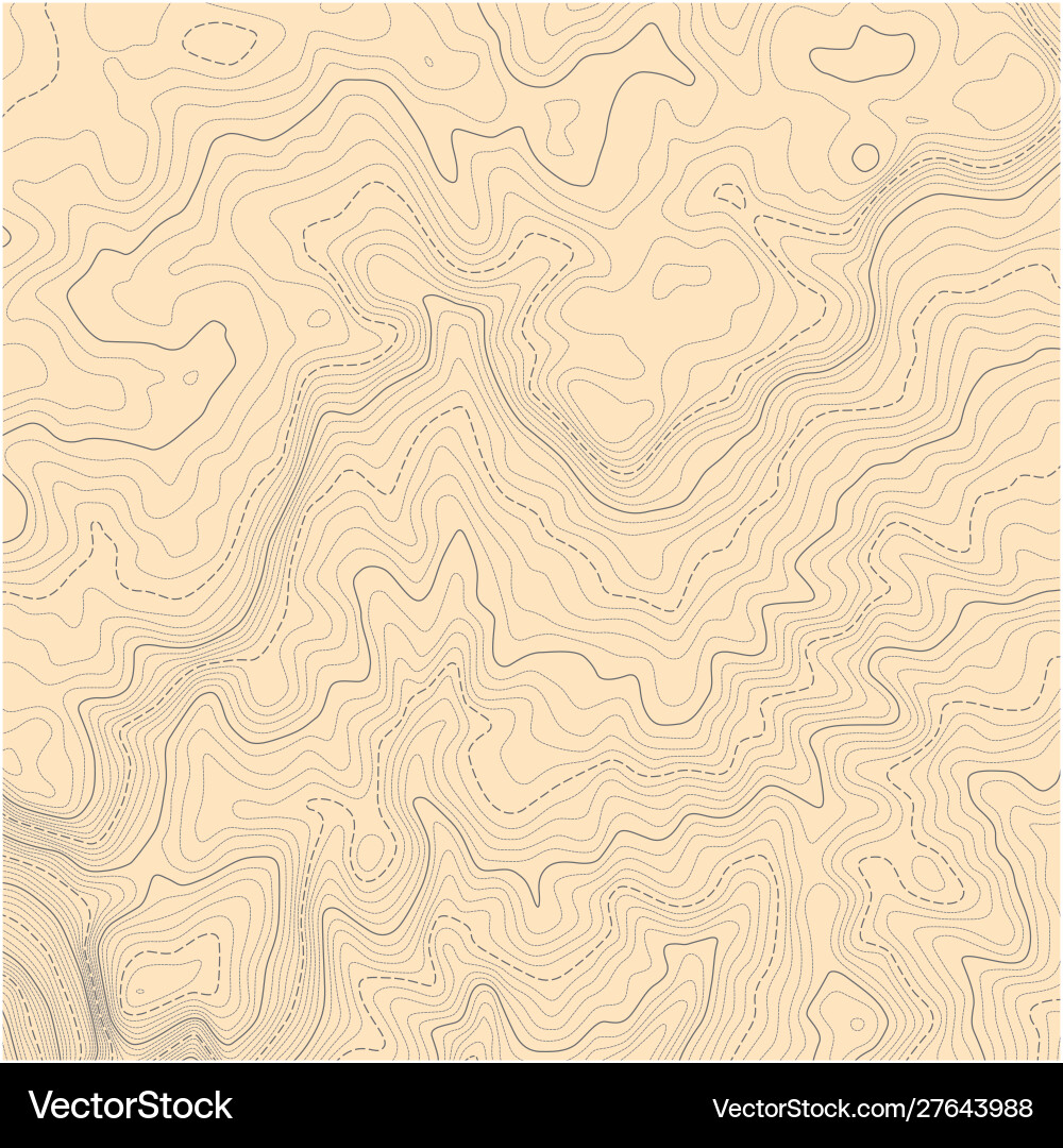 Topographic Elevation Map Royalty Free Vector Image