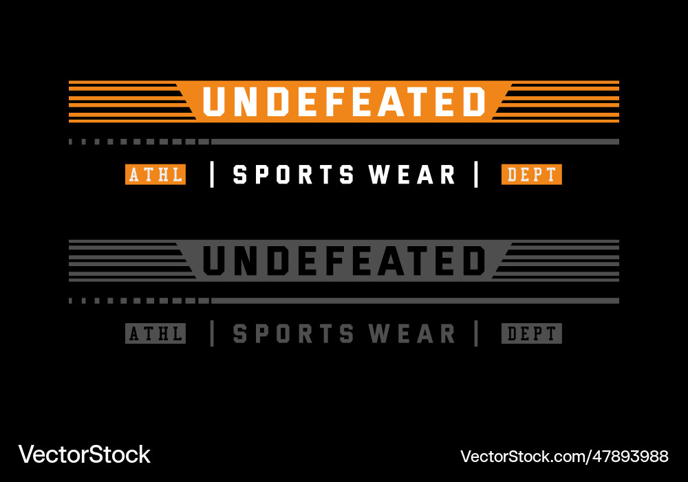 Undefeated Vector Images (25)
