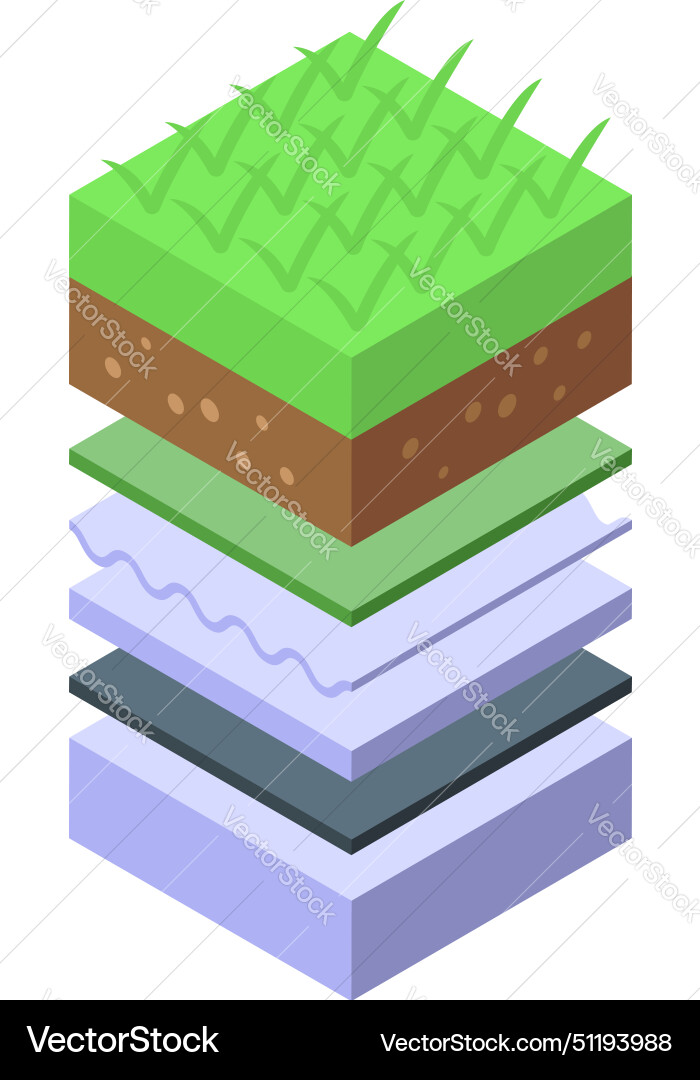 Vertical farming icon isometric greenhouse Vector Image