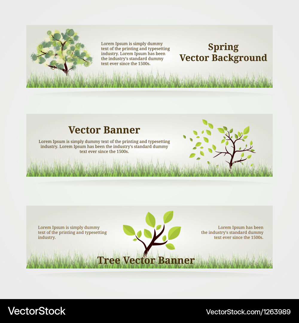 Banners set Royalty Free Vector Image - VectorStock