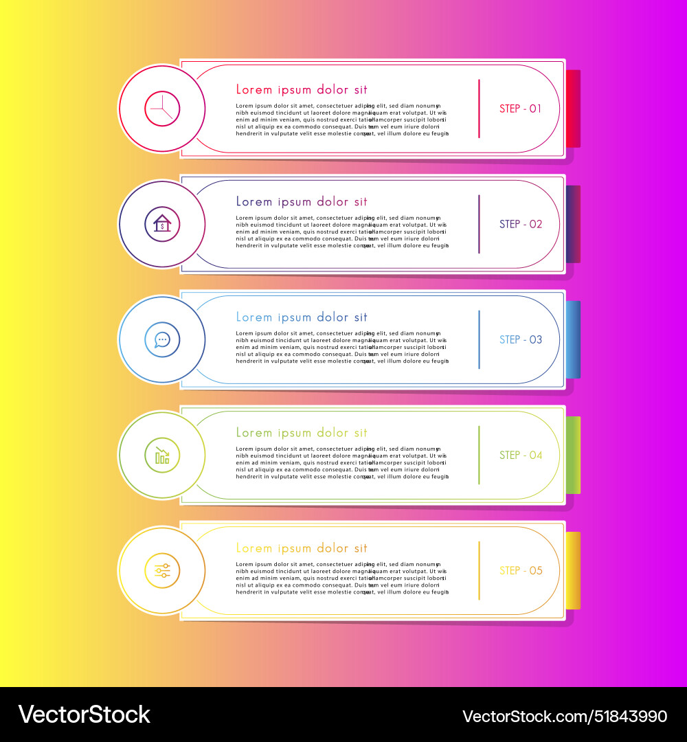 Creative infographic template design brand info Vector Image