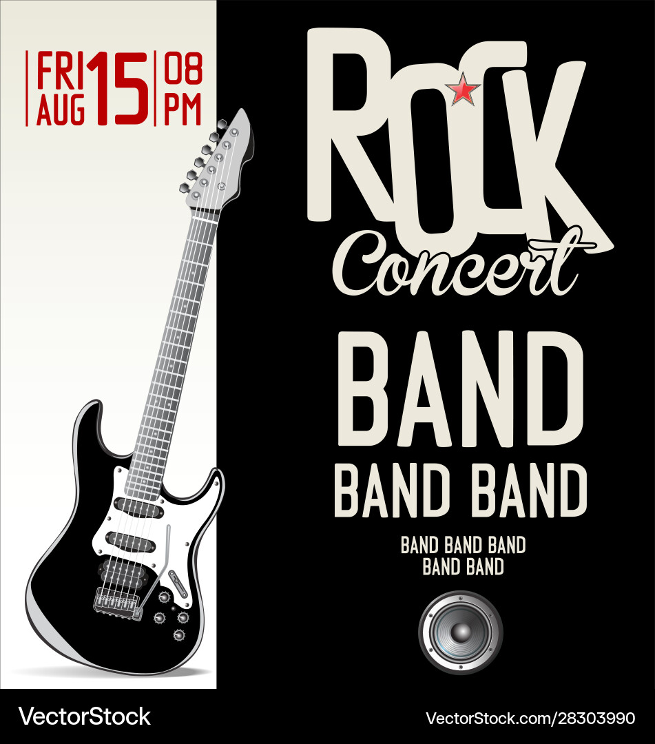 Rock concert background Royalty Free Vector Image