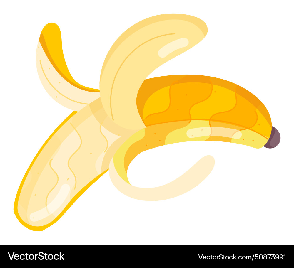 Banana flat stickers Royalty Free Vector Image