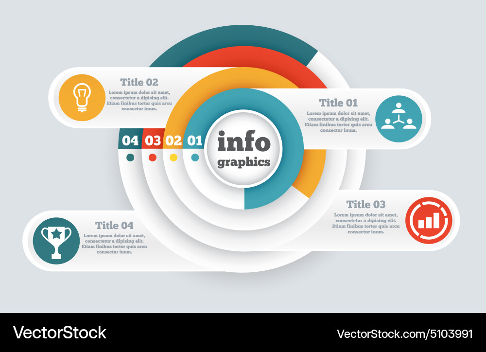 Business Strategy Circle Diagram Royalty Free Vector Image