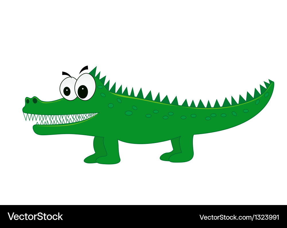 Crocodile Royalty Free Vector Image - VectorStock
