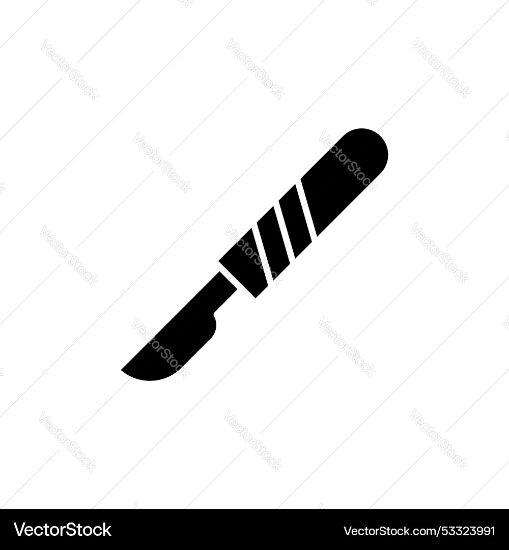 Scalpel icon isolated on white background Vector Image