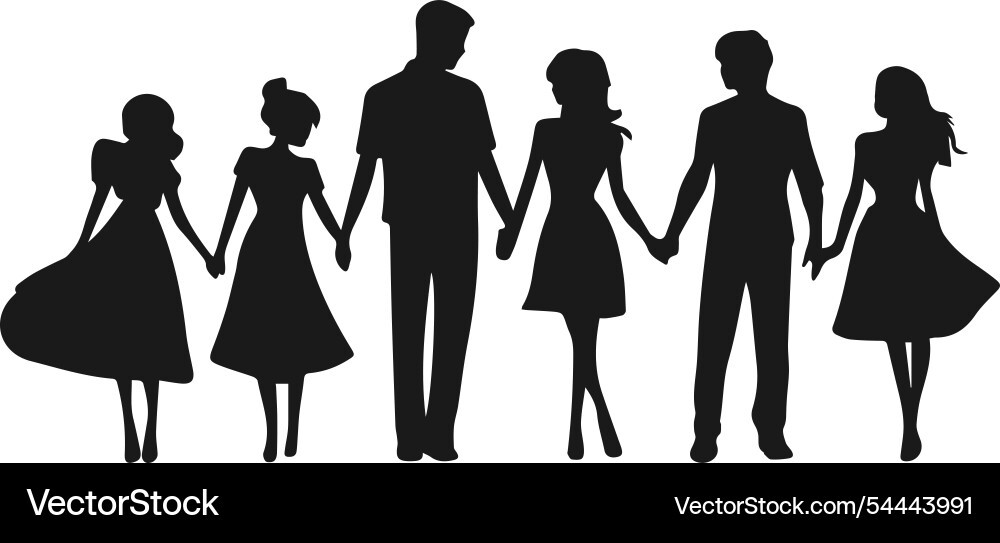 Simple relationship icon pack for graphic and web Vector Image